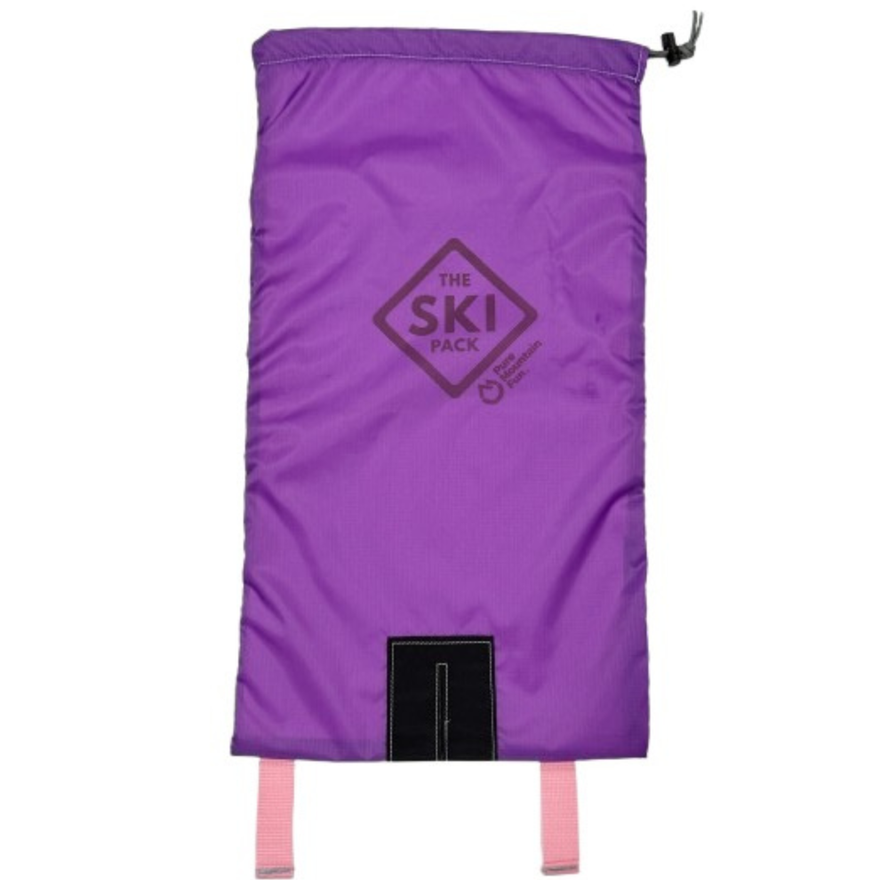 2025 Purple Ski Pack with Pink Straps – Pure Mountain Fun